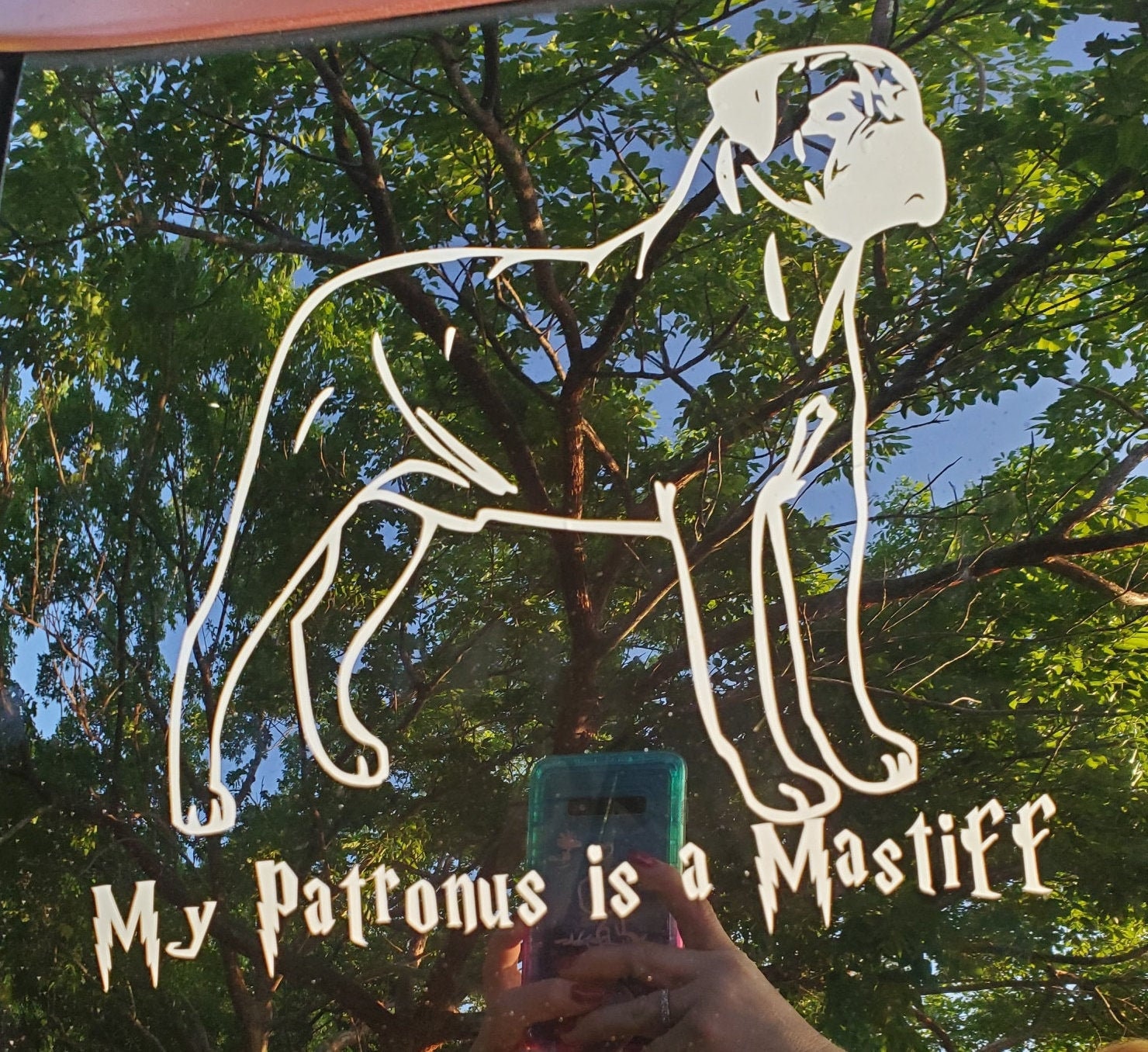 Mastiff Car Decal - Etsy
