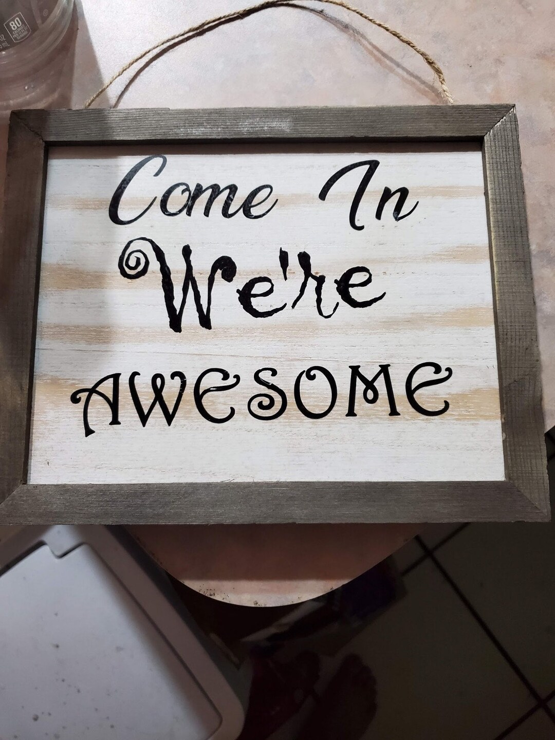 We Are Awesome Sign - Etsy
