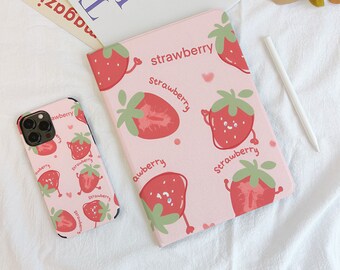 Strawberry Ipad Air Case - Etsy