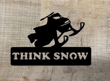 Snowmobile Think Snow DXF SVG PNG Digital Download Cut File for Cnc ...