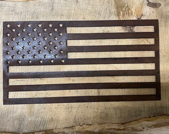 Steel American Flag - Etsy