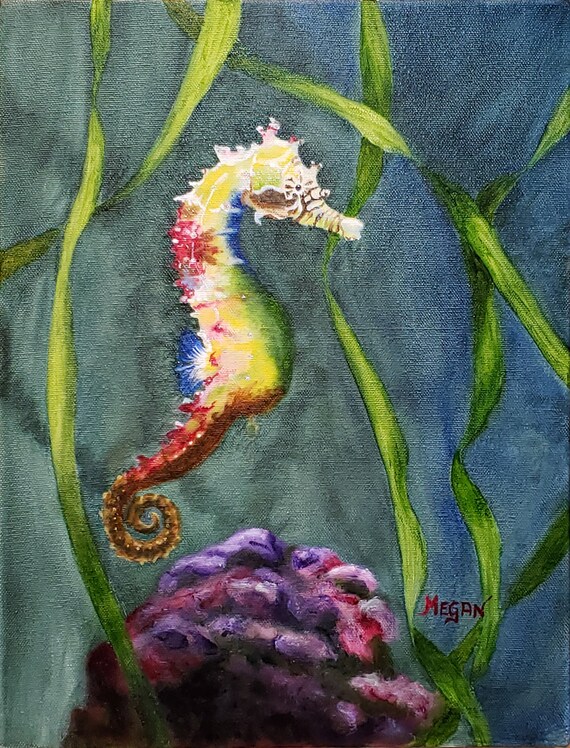 Endangered Rainbow Seahorse