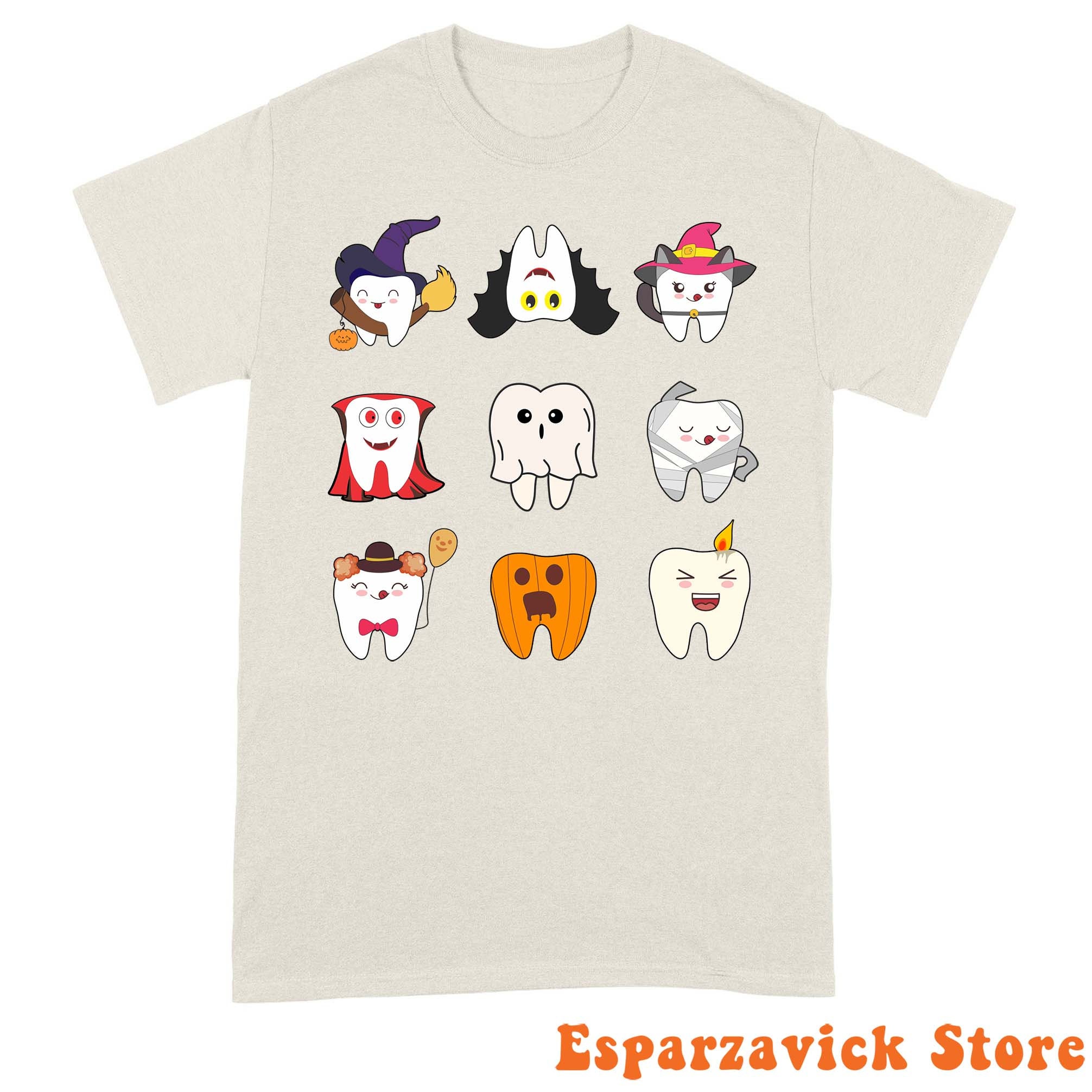 Funny Halloween Teeth Shirt Halloween Dental Hygienist Shirt - Etsy