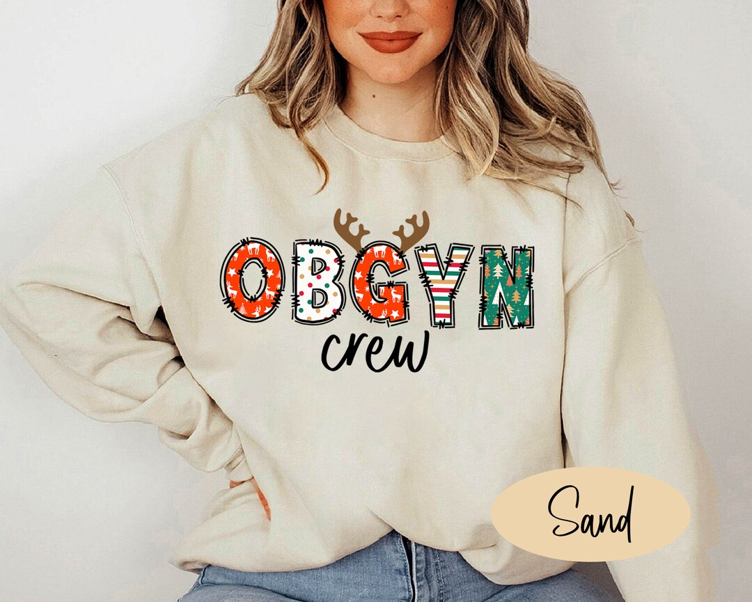 Obgyn Nurse Christmas Shirt, Obgyn Crew Shirt, Christmas OB Nurse Shirt ...