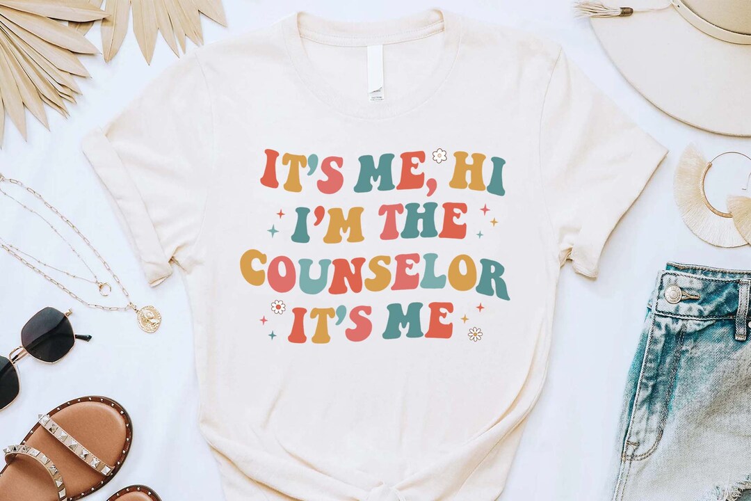 It's Me Hi I'm the Counselor It's Me Shirt, School Counselor Shirt ...