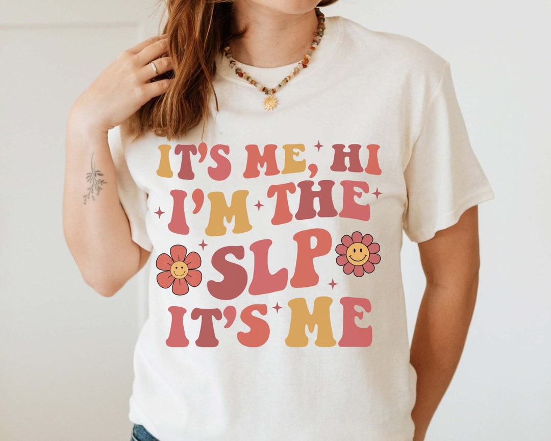 It's Me Hi I'm the SLP It's Me Shirt, Fall SLP Shirt, Speech Language ...