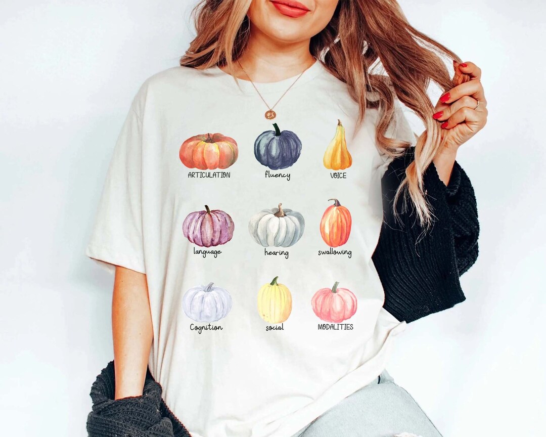 Big Nine Fall Speech Scope of Practice Shirt, Speech Pathologist Shirt ...