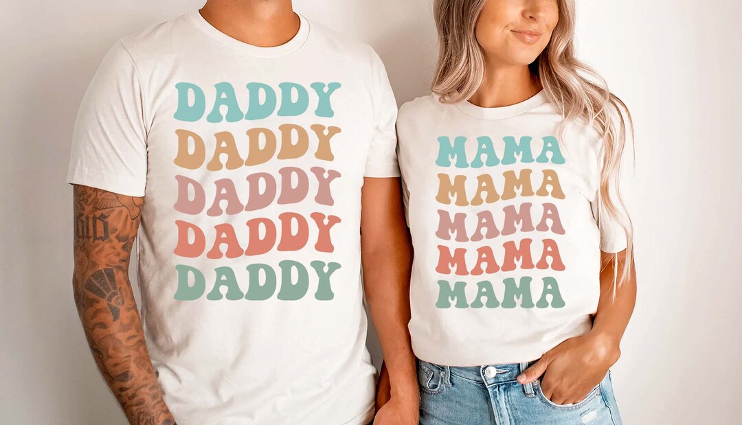 Personalized Groovy Mom and Dad Shirt, Groovy Daddy Shirt, Groovy Mommy ...