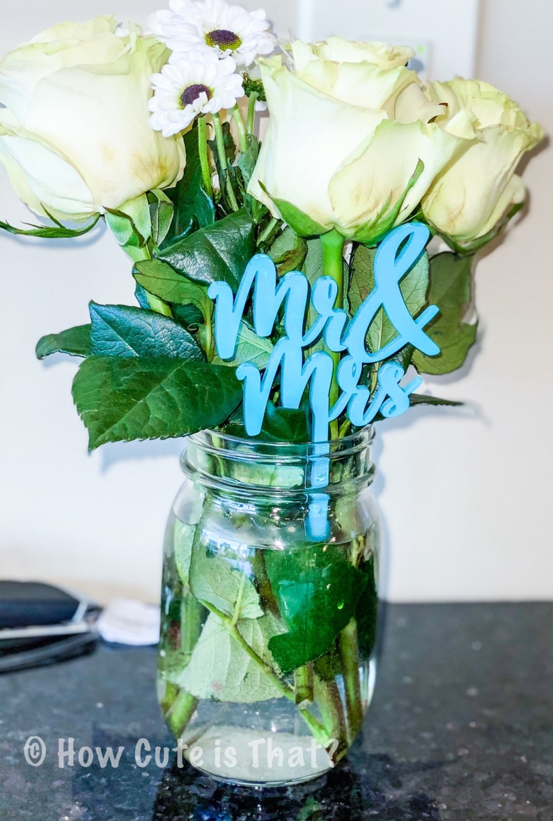 Glowforge Wedding Cupcake Toppers SVG Wedding Cupcake Toppers | Etsy