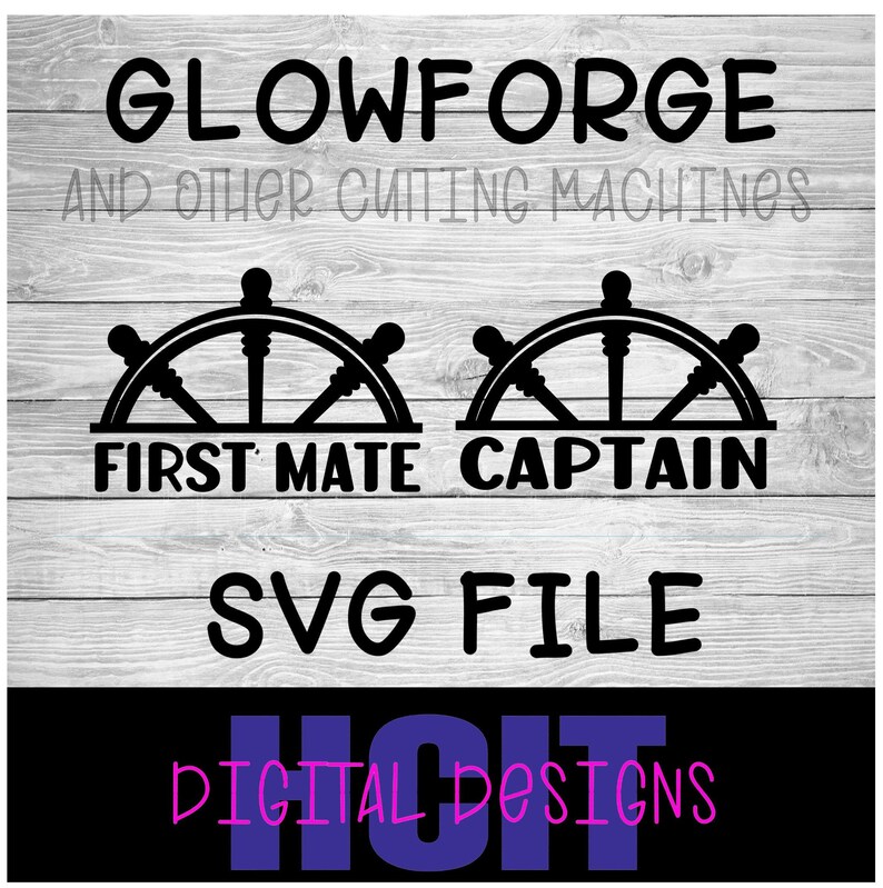 Captain and First Mate Svg First Mate SVG Captain Svg Lake - Etsy
