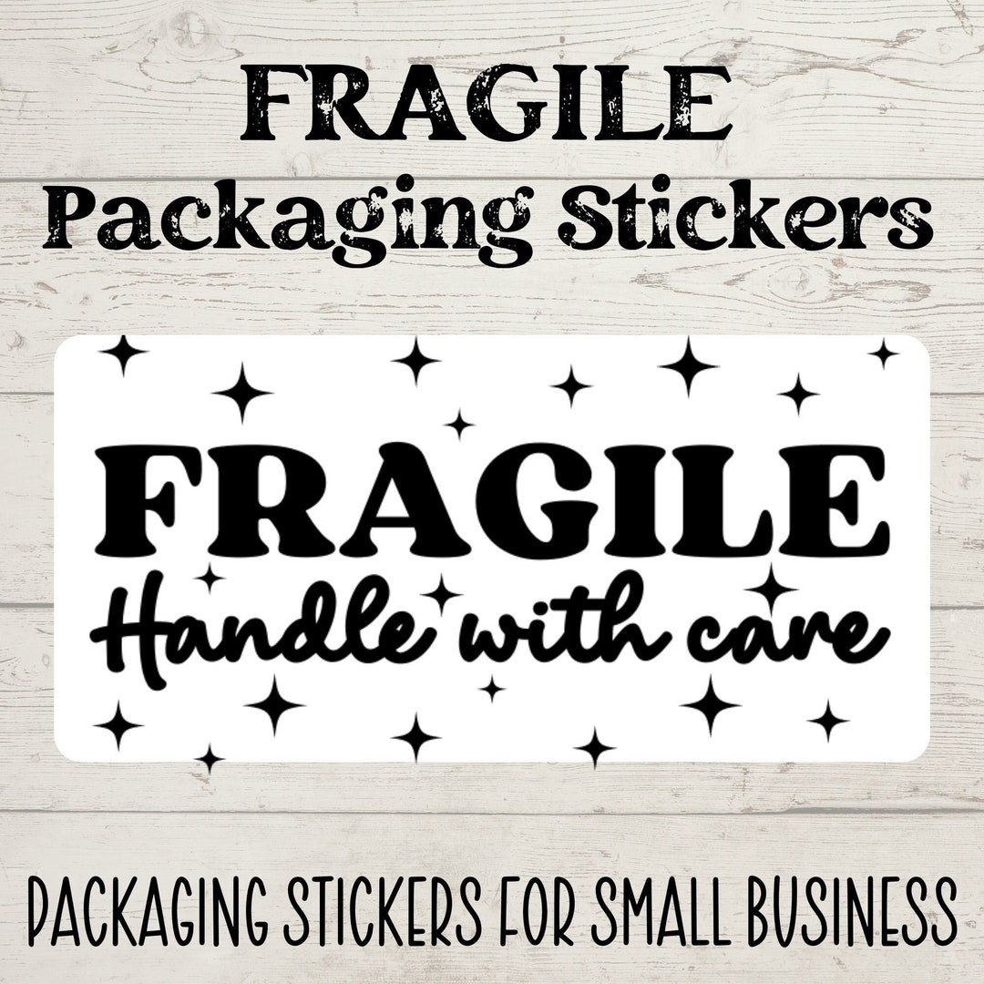 Fragile Thermal Printer Shipping Label, Fragile Handle With Care ...