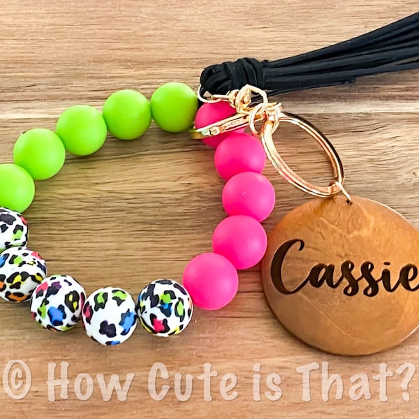 Lime Green Keychain - Etsy