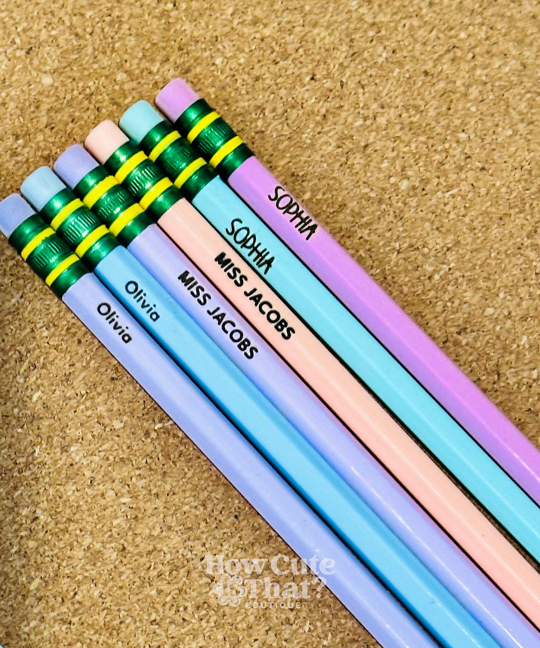 Personalized Pencils, Laser Engraved Custom Pencils, Perfect Gift for ...