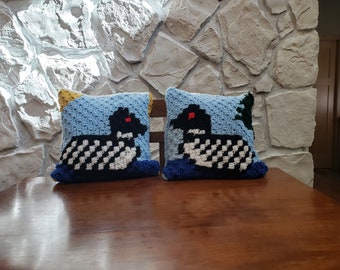 Loon Pillows - Etsy