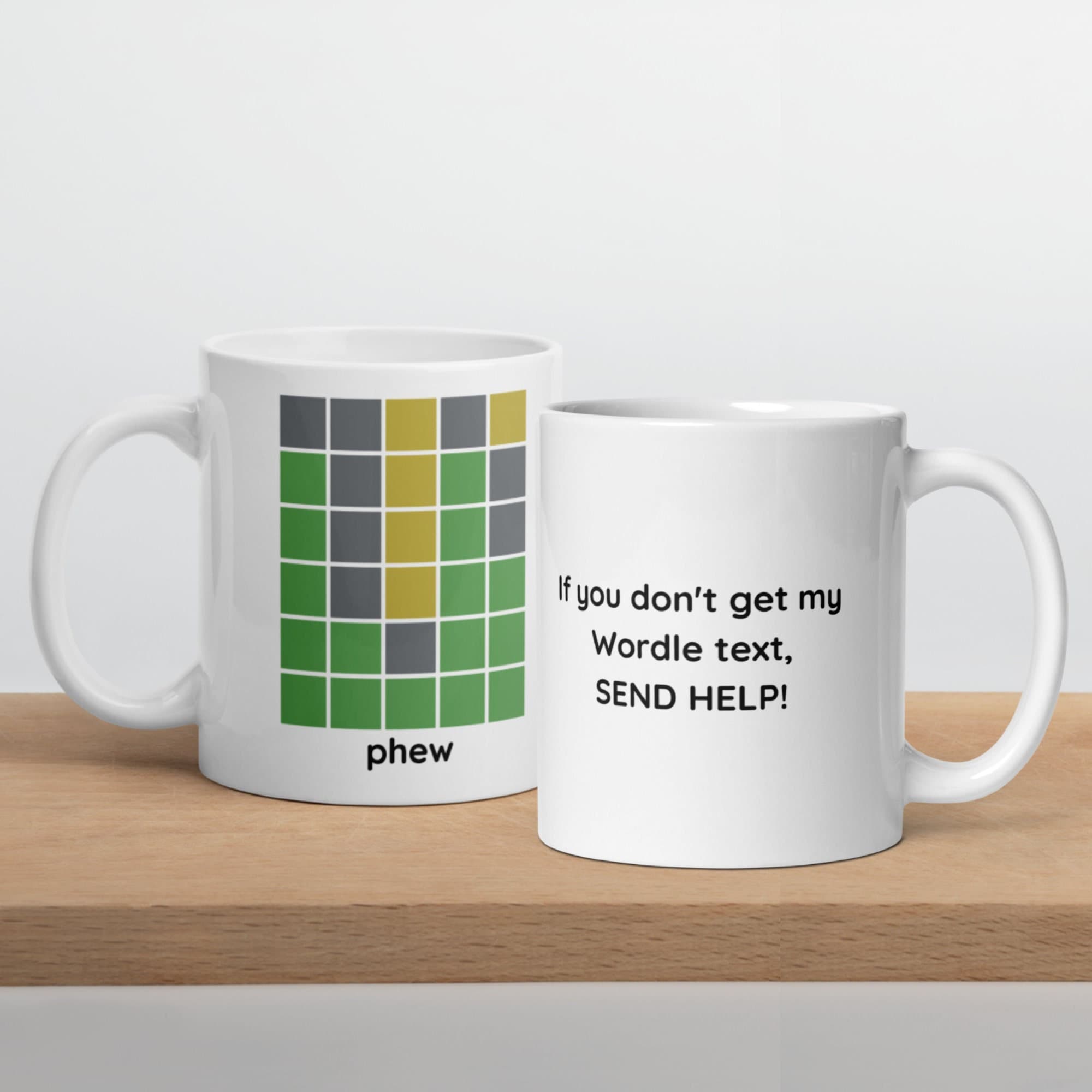 Wordle Gift, Funny Wordle Mug, Wordle Lover Gift, Wordle Puzzle Cup ...