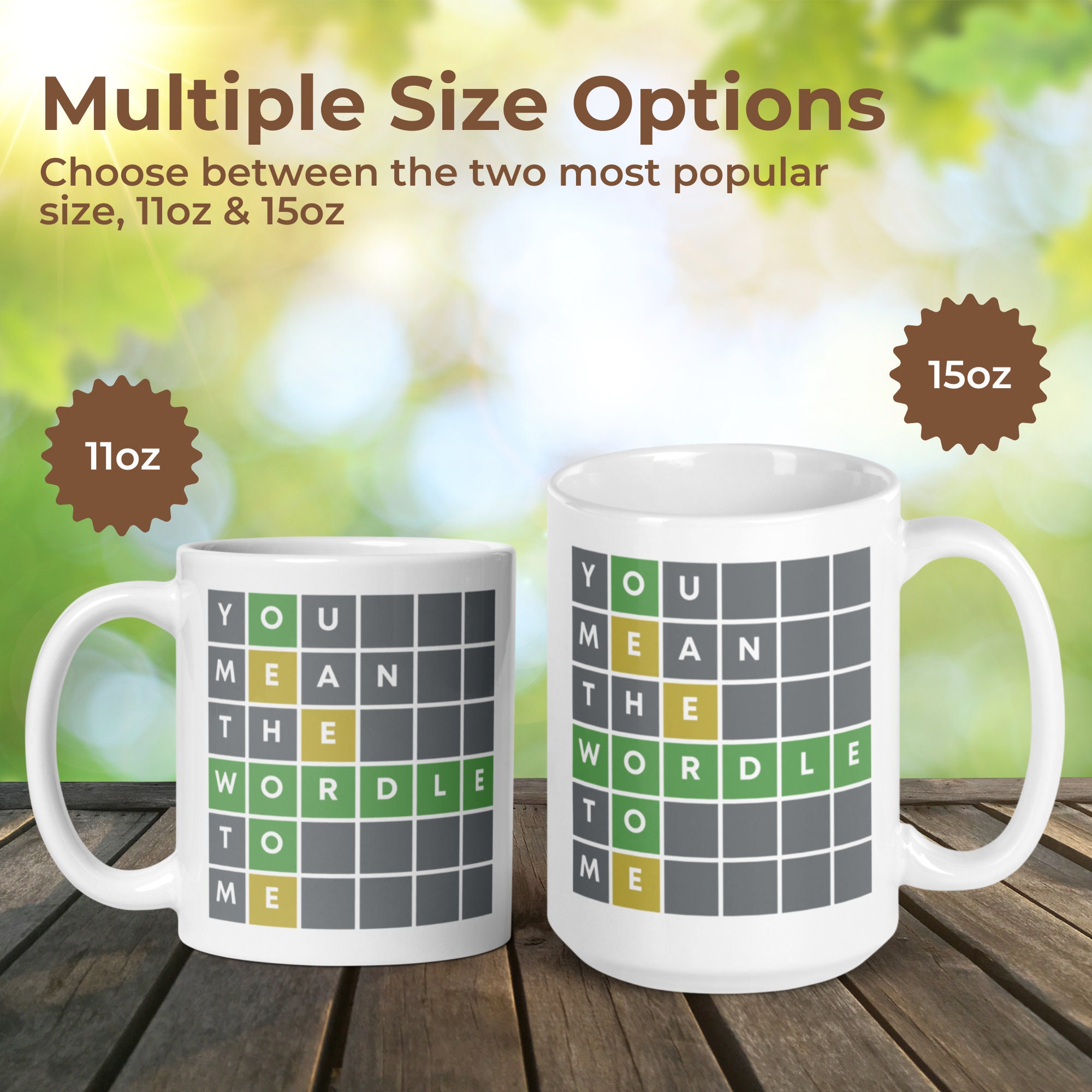 You Mean the Wordle to Me Mug, Funny Wordle Mug, Wordle Gift, Wordle ...