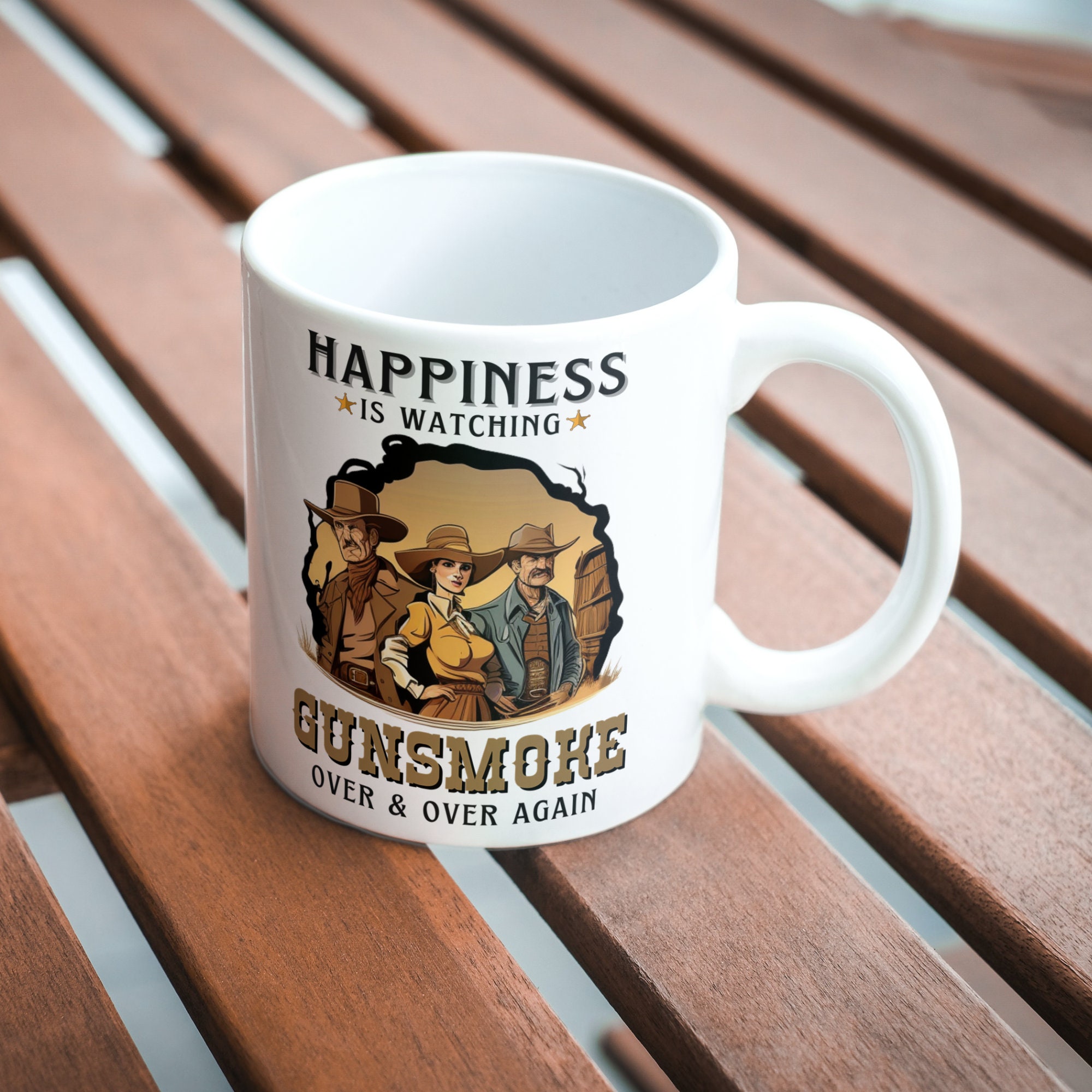 Gunsmoke Fan Mug: Western TV Show Gift, Cowboy Coffee Mug - Etsy