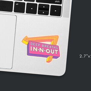Breathe in N Out Sticker - Etsy