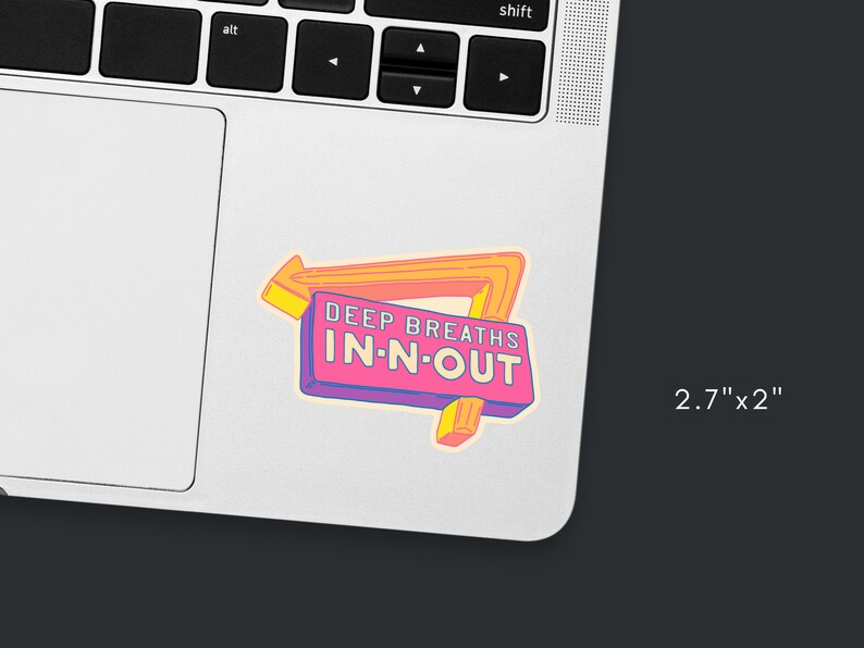 Breathe in N Out Sticker - Etsy