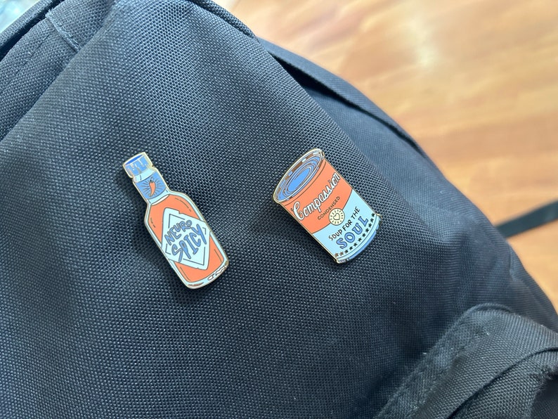 Compassion Soup Enamel Pin - Etsy