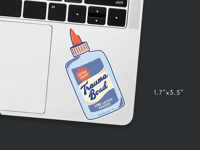 Trauma Bond Sticker - Etsy