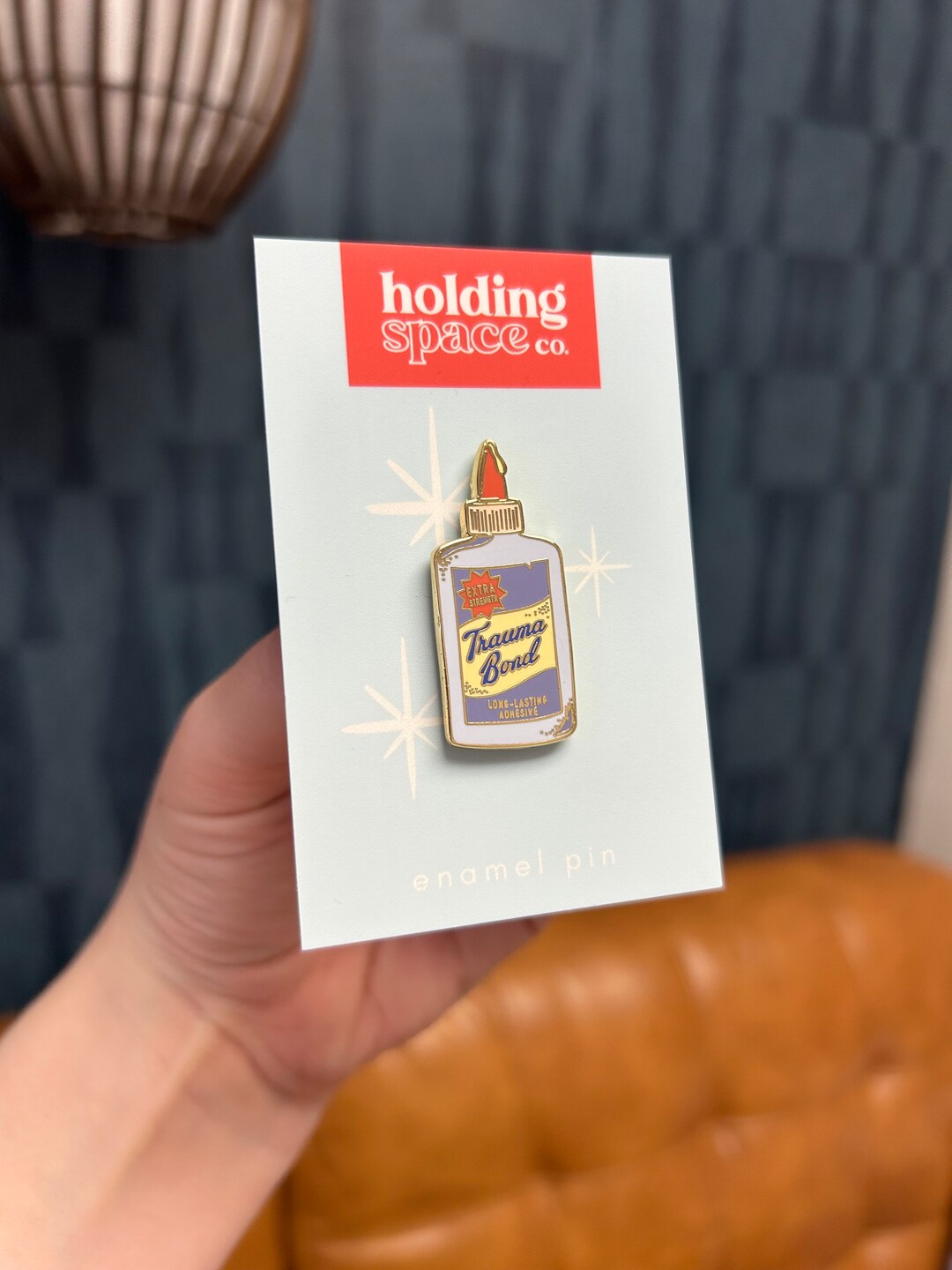 Trauma Bond Enamel Pin - Etsy