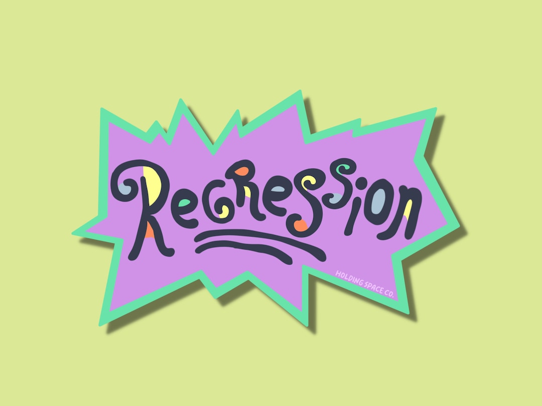 Regression Sticker - Etsy