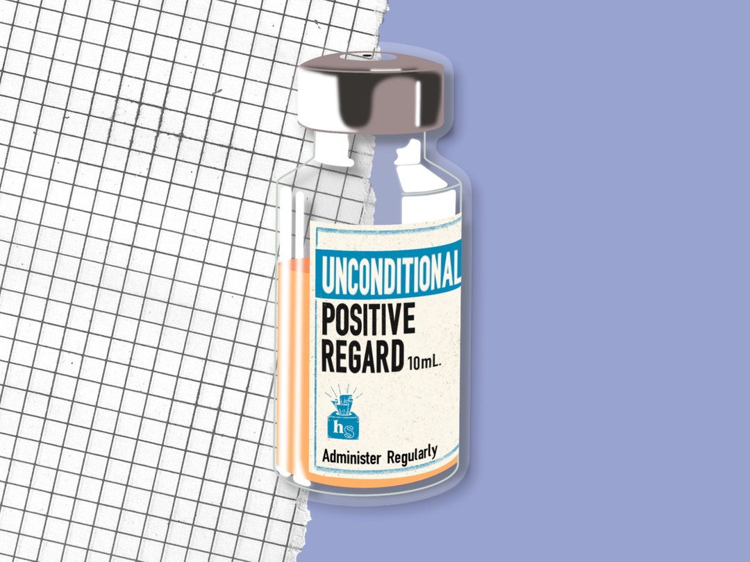 Unconditional Positive Regard Sticker (clear) - Etsy