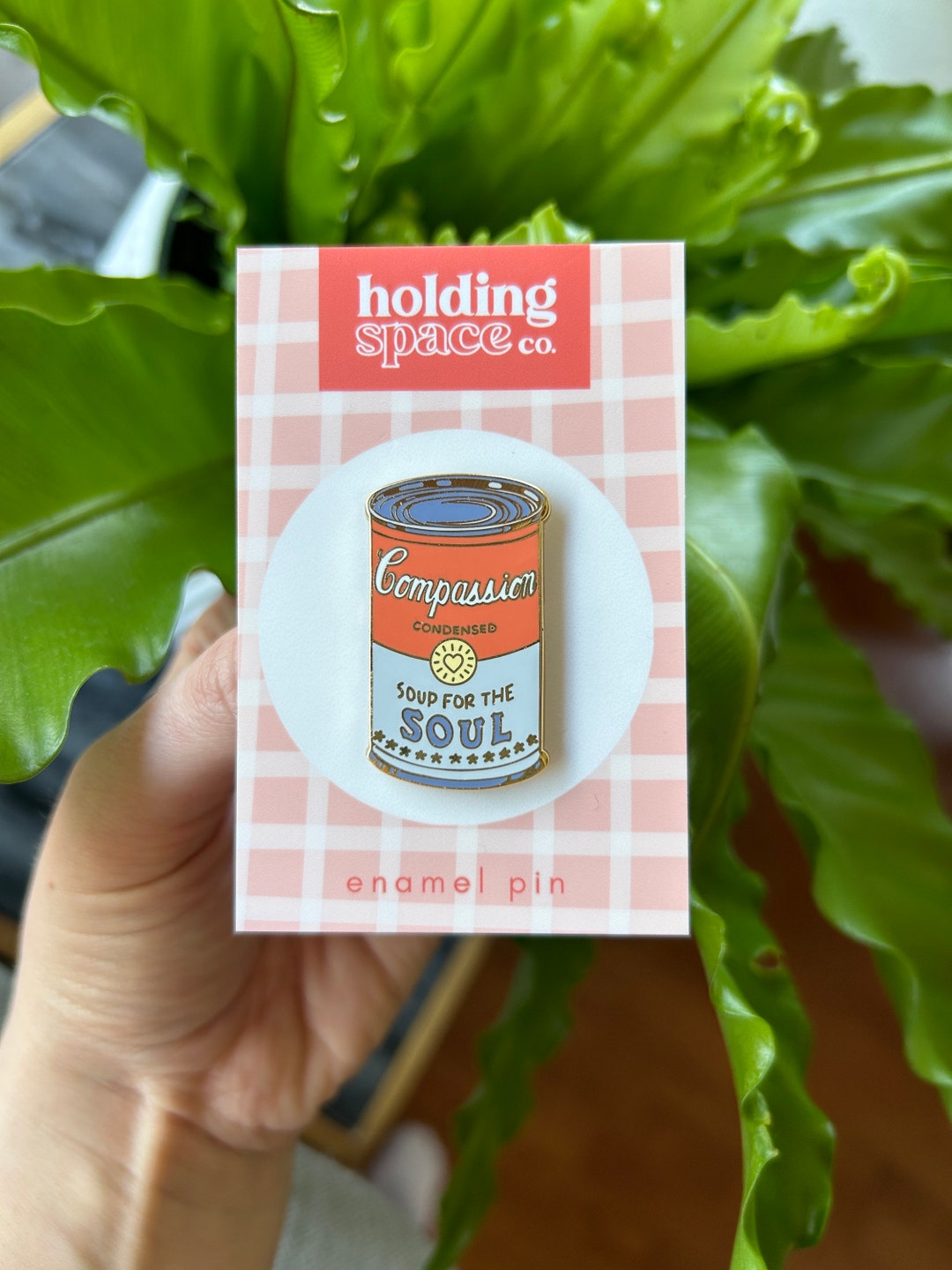 Compassion Soup Enamel Pin - Etsy