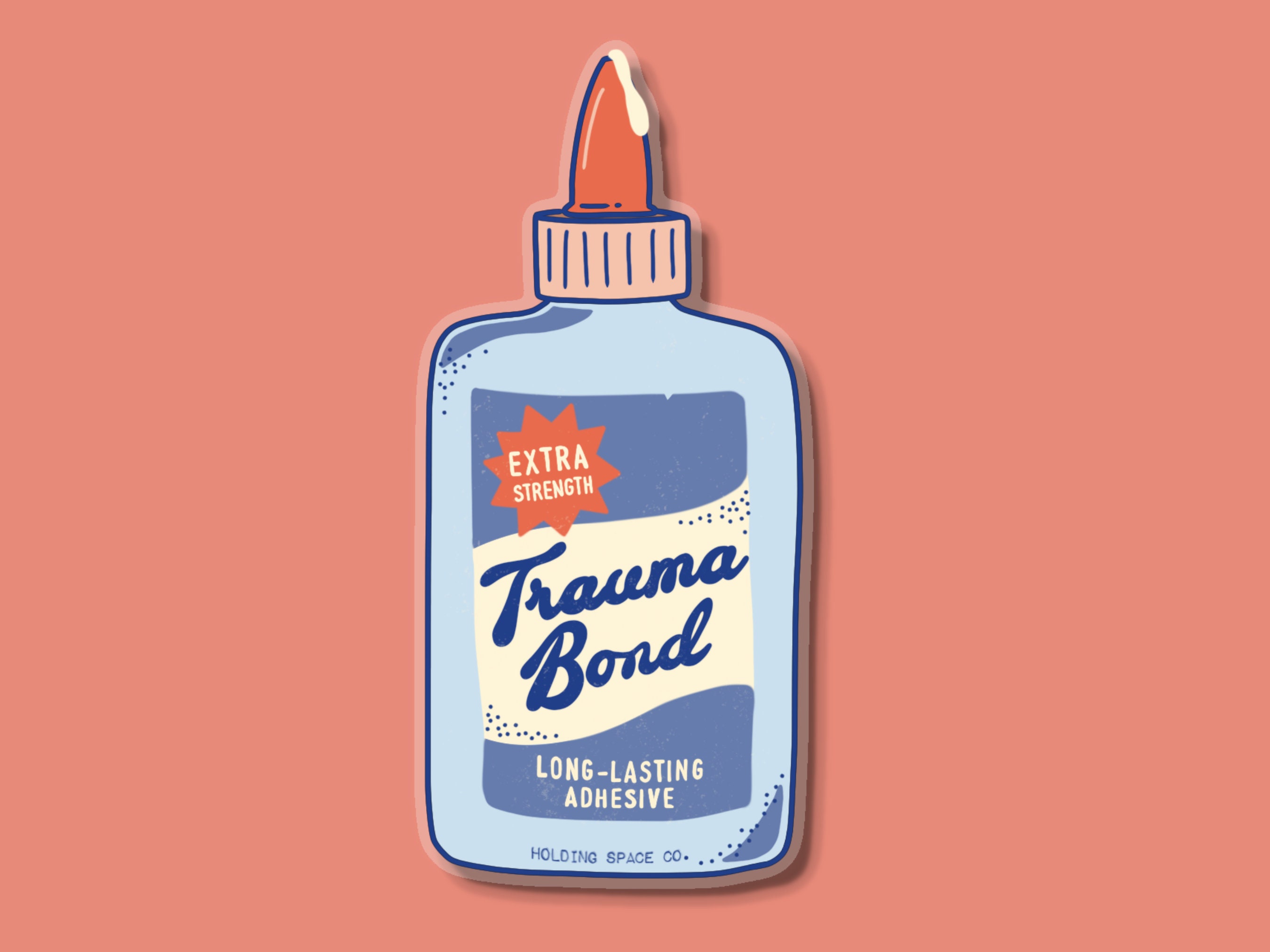 Trauma Bond Sticker - Etsy