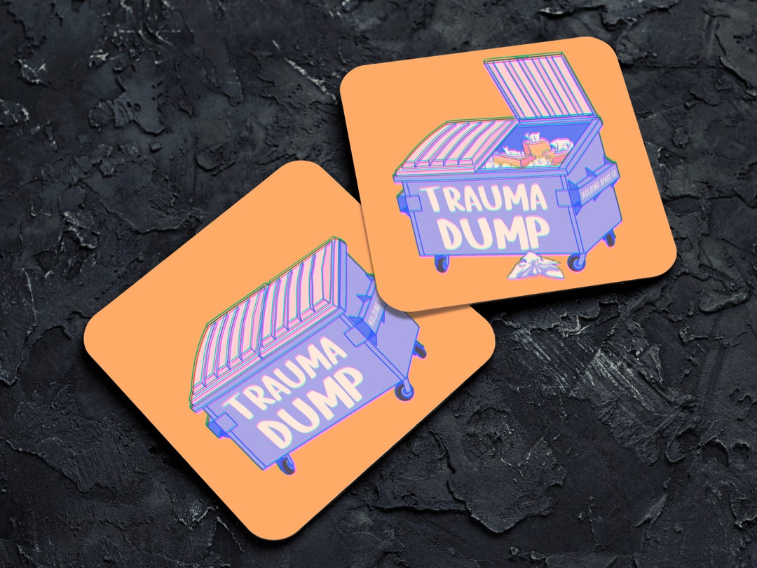 Trauma Dump Lenticular Art Print (5x5) - Etsy