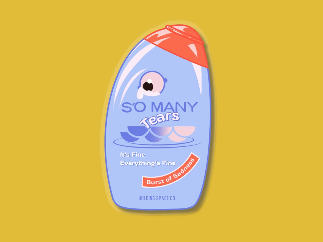 So Many Tears Sticker (clear) - Etsy