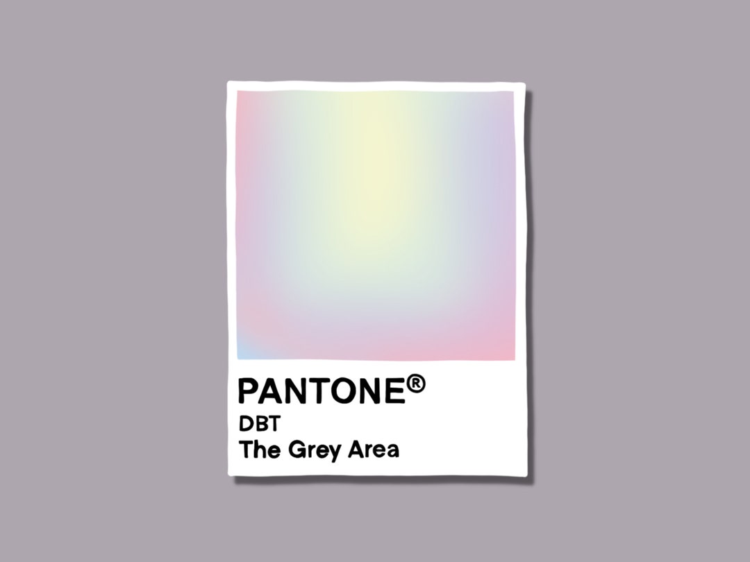 Grey Area Sticker (holographic) - Etsy