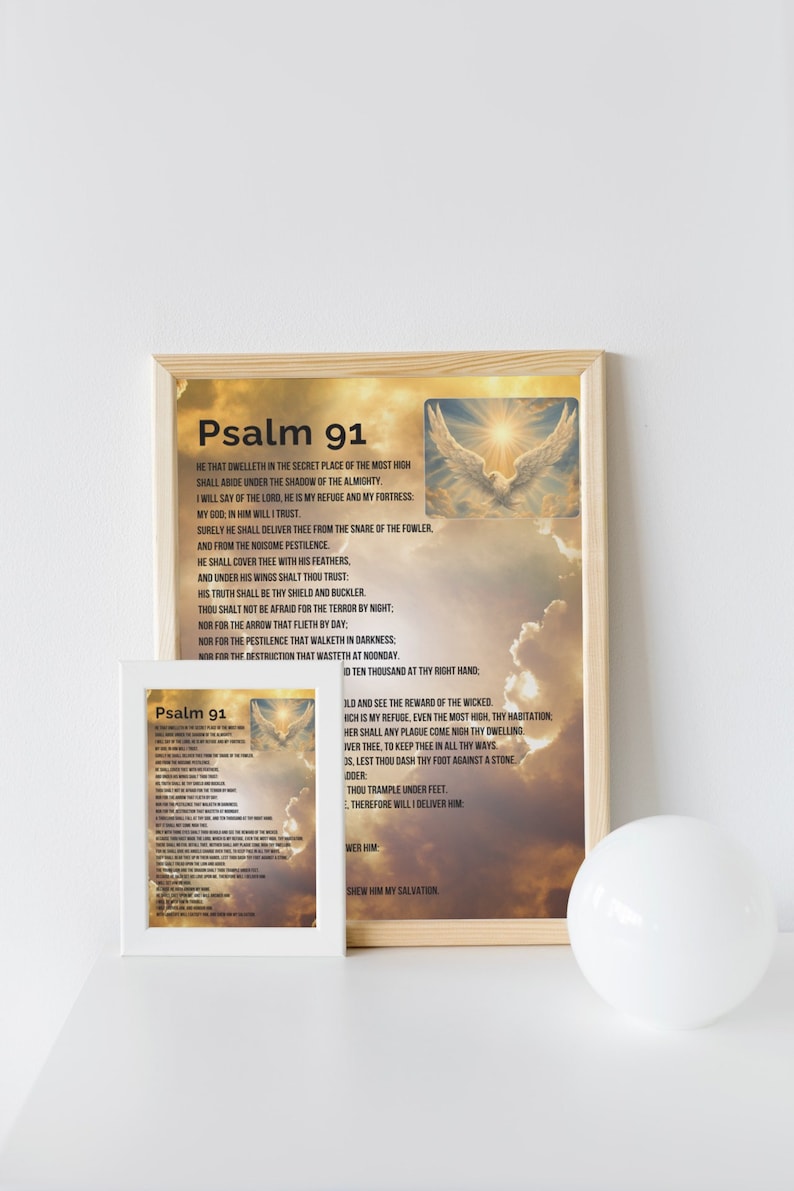 3 King James Version Psalm 91 - BUNDLE SET | Comforting Prayers ...