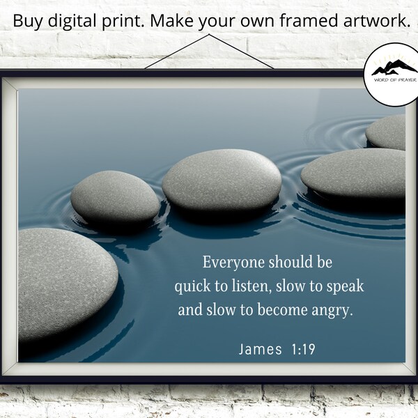 James 1 19 - Etsy