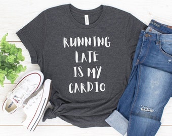 Running My Mouth is My Cardio Shirt Funny T-shirt for People - Etsy