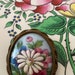 Vintage French Brooch, Limoges, Hand Painted Flowers, Enameled - Etsy