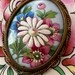 Vintage French Brooch, Limoges, Hand Painted Flowers, Enameled - Etsy
