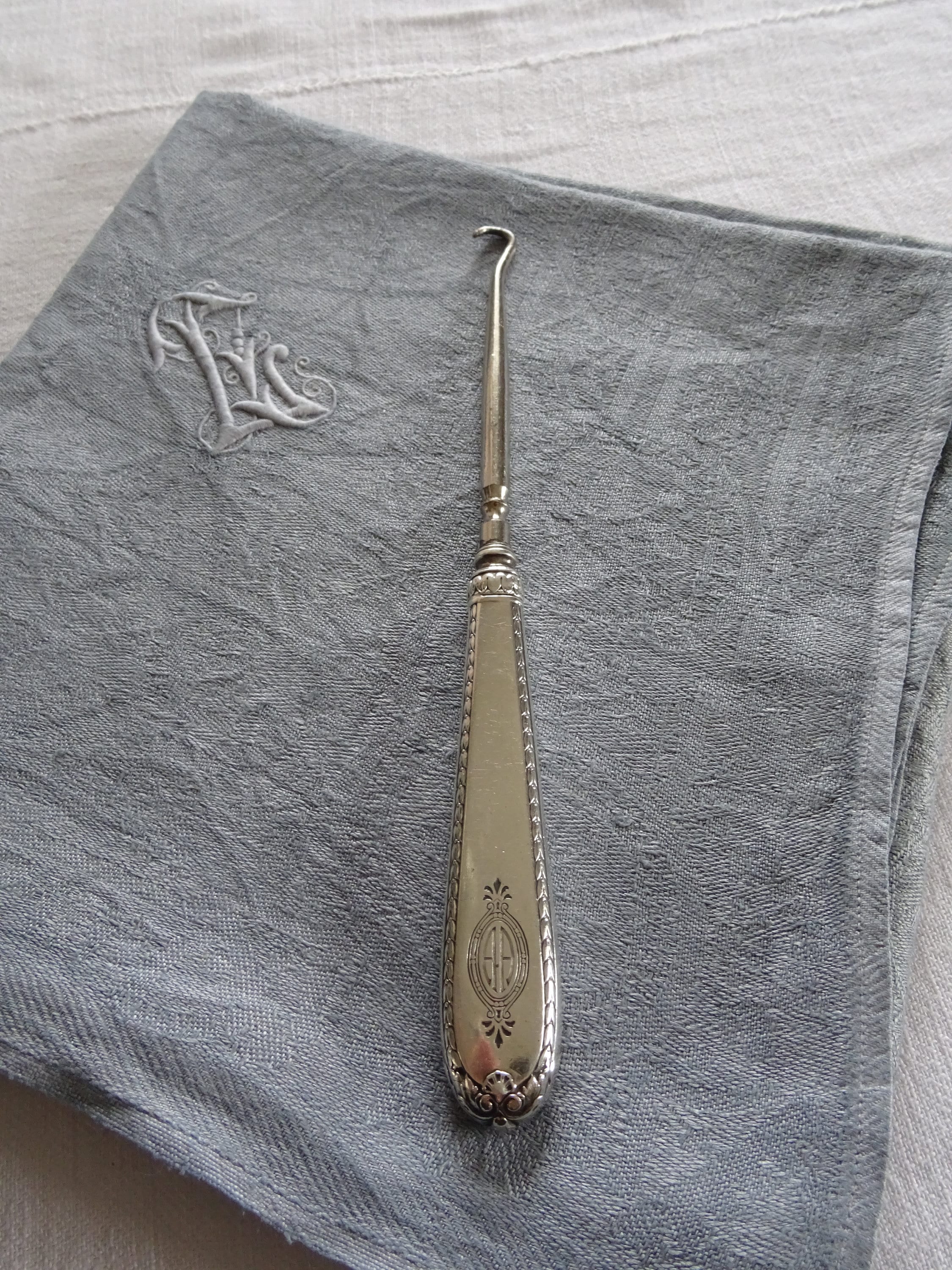 Antique Silver Plated Corset Hook From France, Vintage - Etsy