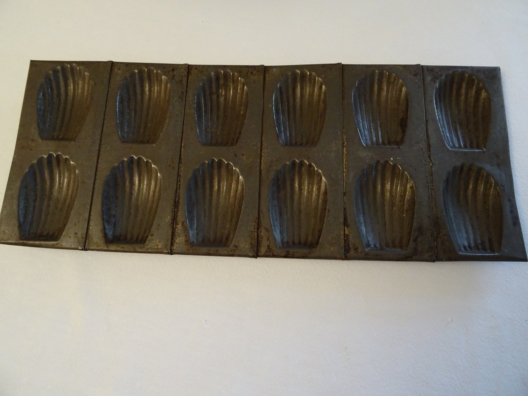 Very Old Madeleine Baking Mold Metal France Baker Vintage Decoration - Etsy