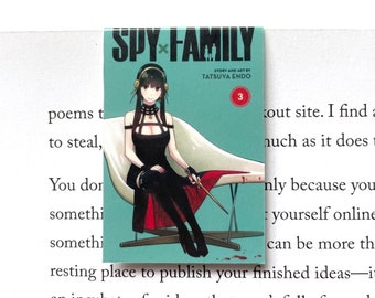 Spy Family Bookmark - Etsy