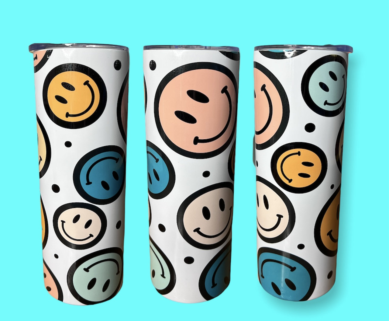 Smiley Face Tumbler - Etsy