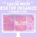 Sailor Moon Computer Wallpaper Organizer Pack With Custom Icons - Etsy
