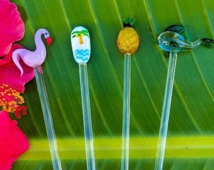 Swizzle Sticks Cocktail Stirrer Cocktail Sticks Hawaiian Swizzle Stick ...