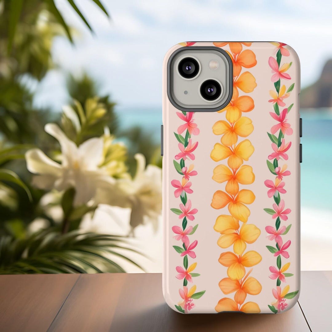 Hawaiian Flower Lei Phone Case: Summer Vibes Design (multiple Models ...