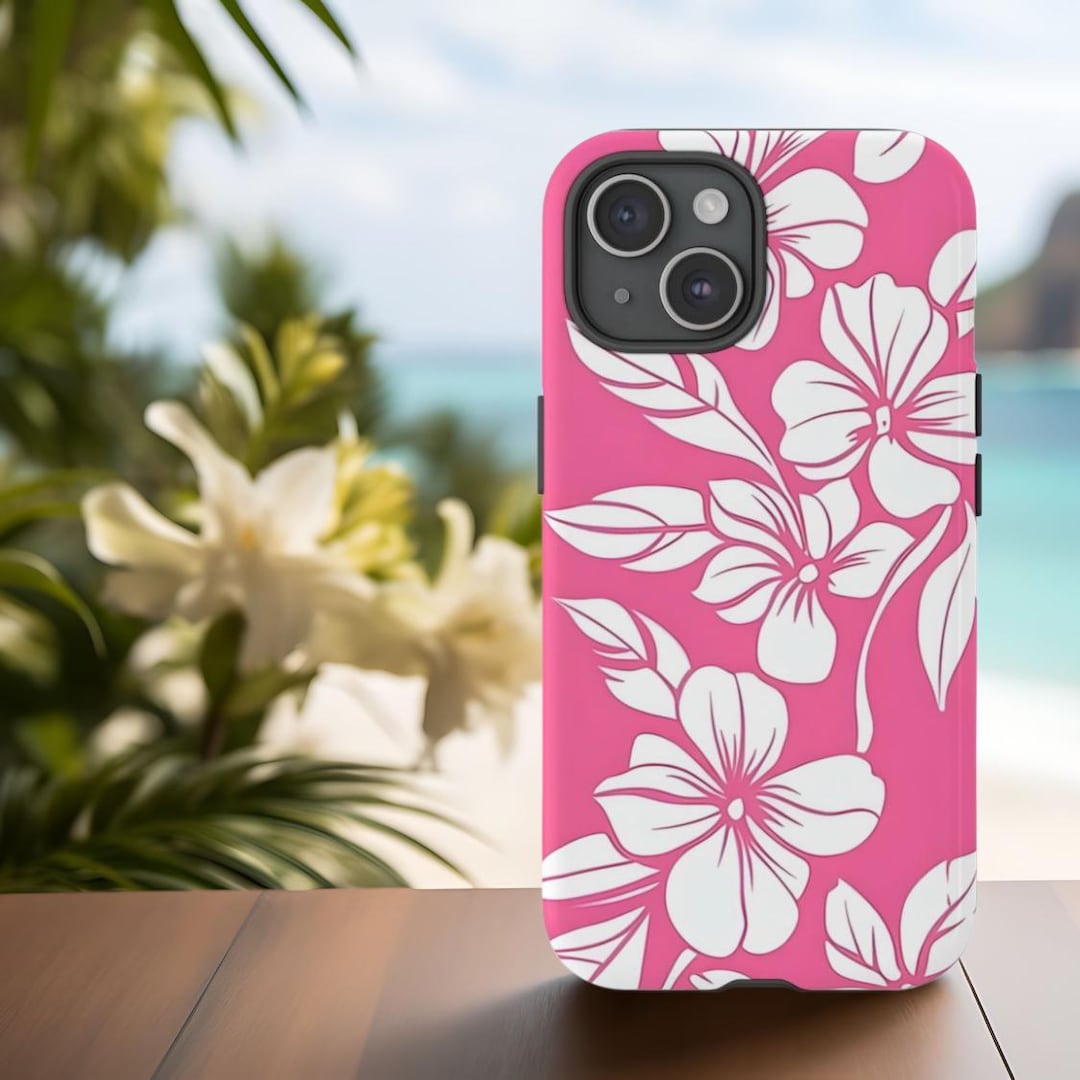 Hibiscus Case for iPhone 16, 15, 14, 13, 12, 11, Samsung Galaxy, Google ...
