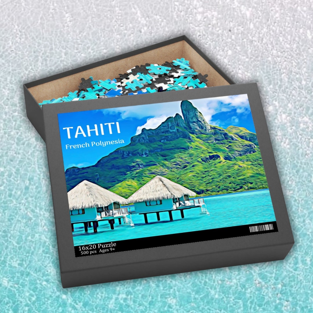 French Polynesia Puzzle Tahiti Souvenir Paradis Polynesie Francaise ...