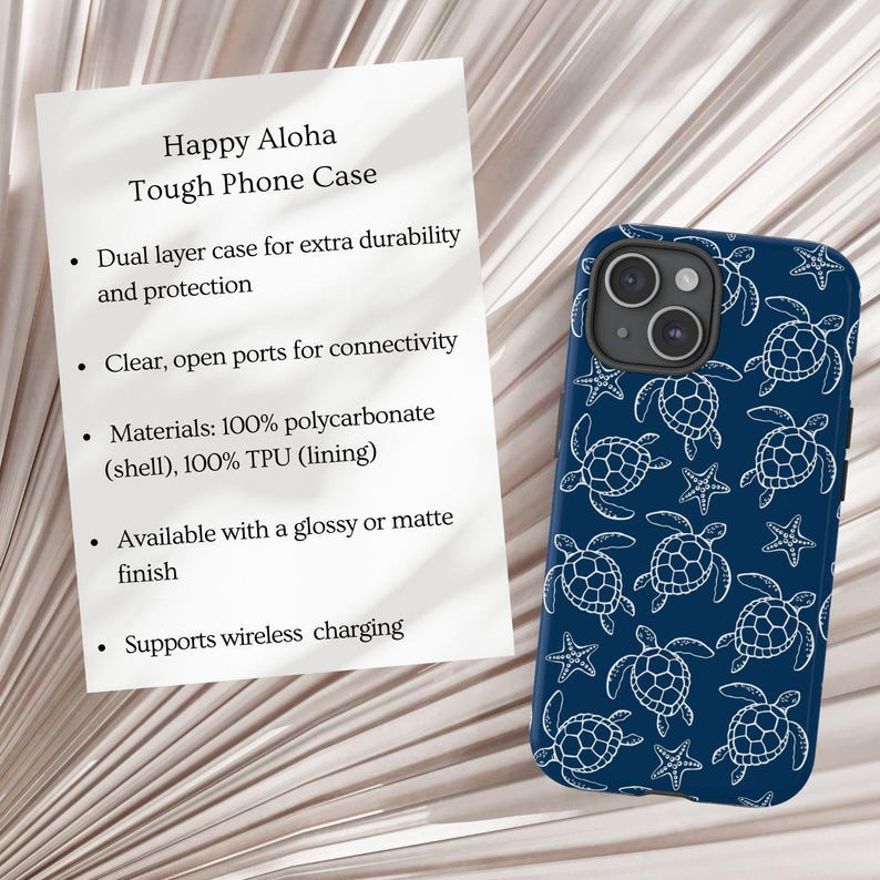 Sea Turtle Phone Case: Durable Dual-layer Protection for iPhone ...