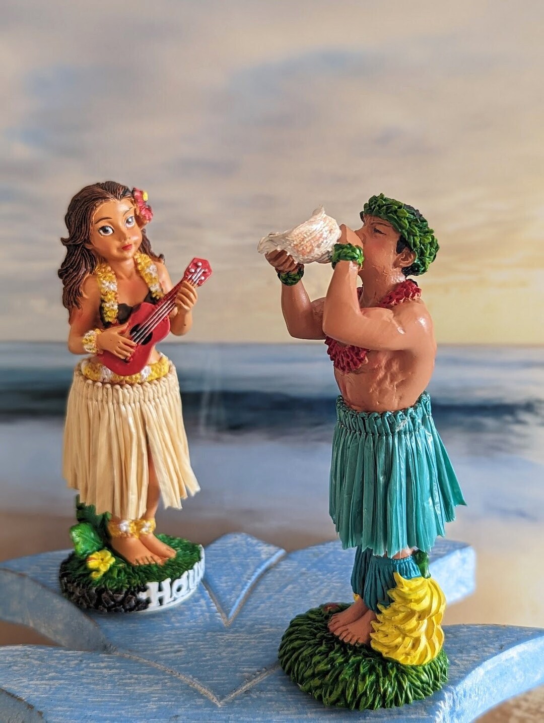 Dashboard Hula Doll, Hawaiian Hula Girl, New Car Gift, Hula Man ...