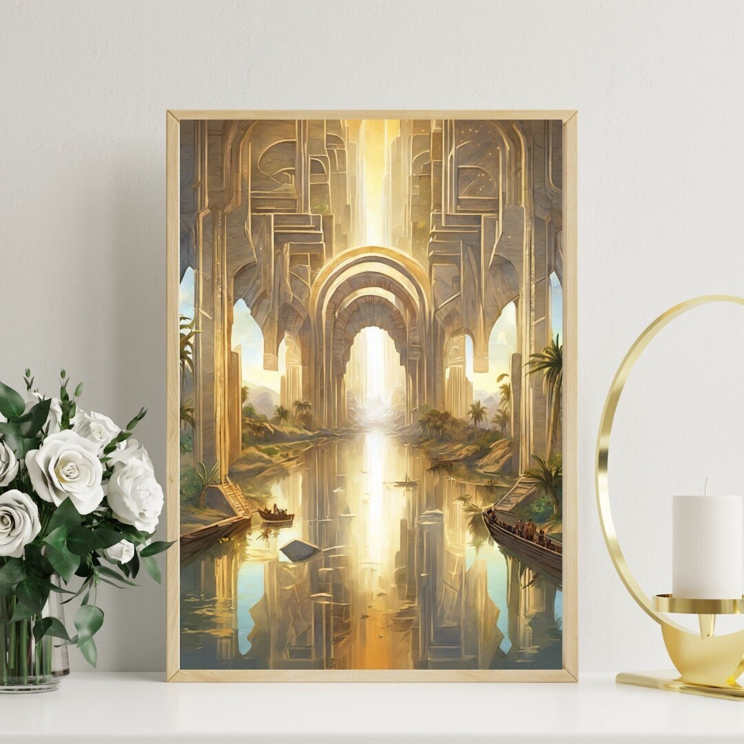 Vibrant Abstract Expressionism Poster, Colorful Modern Art Print for ...